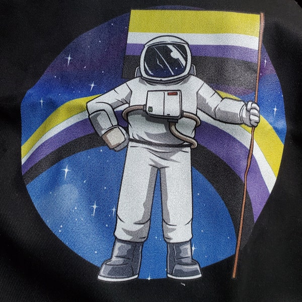 Cute Nonbinary Fox Sticker | Genderqueer and Enby Sticker | Non Binary ...