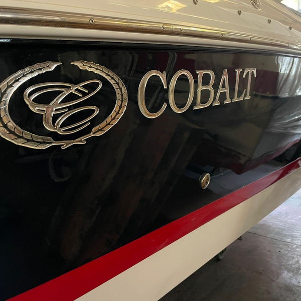 Cobalt Boat Emblems 20" Chrome + FREE FAST Delivery DHL Express ...