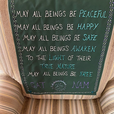 Blessed Be and Welcome Hand Painted Wall Hanging and Altar - Etsy