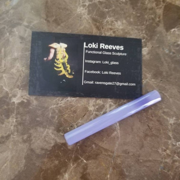 PURPLE Glass Blown One Hitter for Your Hitter Box / Dugout Box please ...