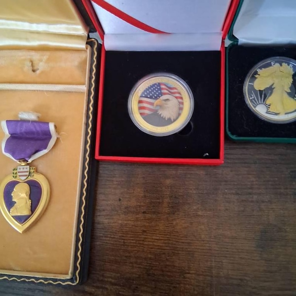 US 250th Anniversary Challenge Coin, American Eagle & Flag John Hancock ...