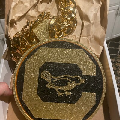 Custom Swag Spinner Chain Logo Miami Cuban Link Swag Bling Turnover ...