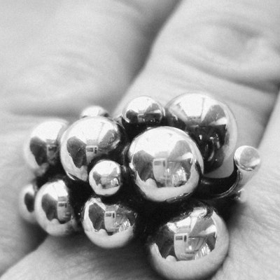 Sven Haugaard Denmark Modernist Silver Ring. - Etsy
