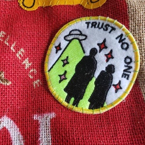 Trust No One Patch - Etsy