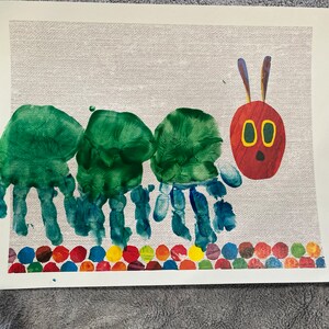 Handprint Tree / Handprint Art Craft / No Matter How Tall We Grow ...