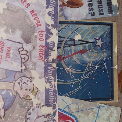 Un-official Handmade Fallout 4 Silver Shroud Calling Cards/business ...