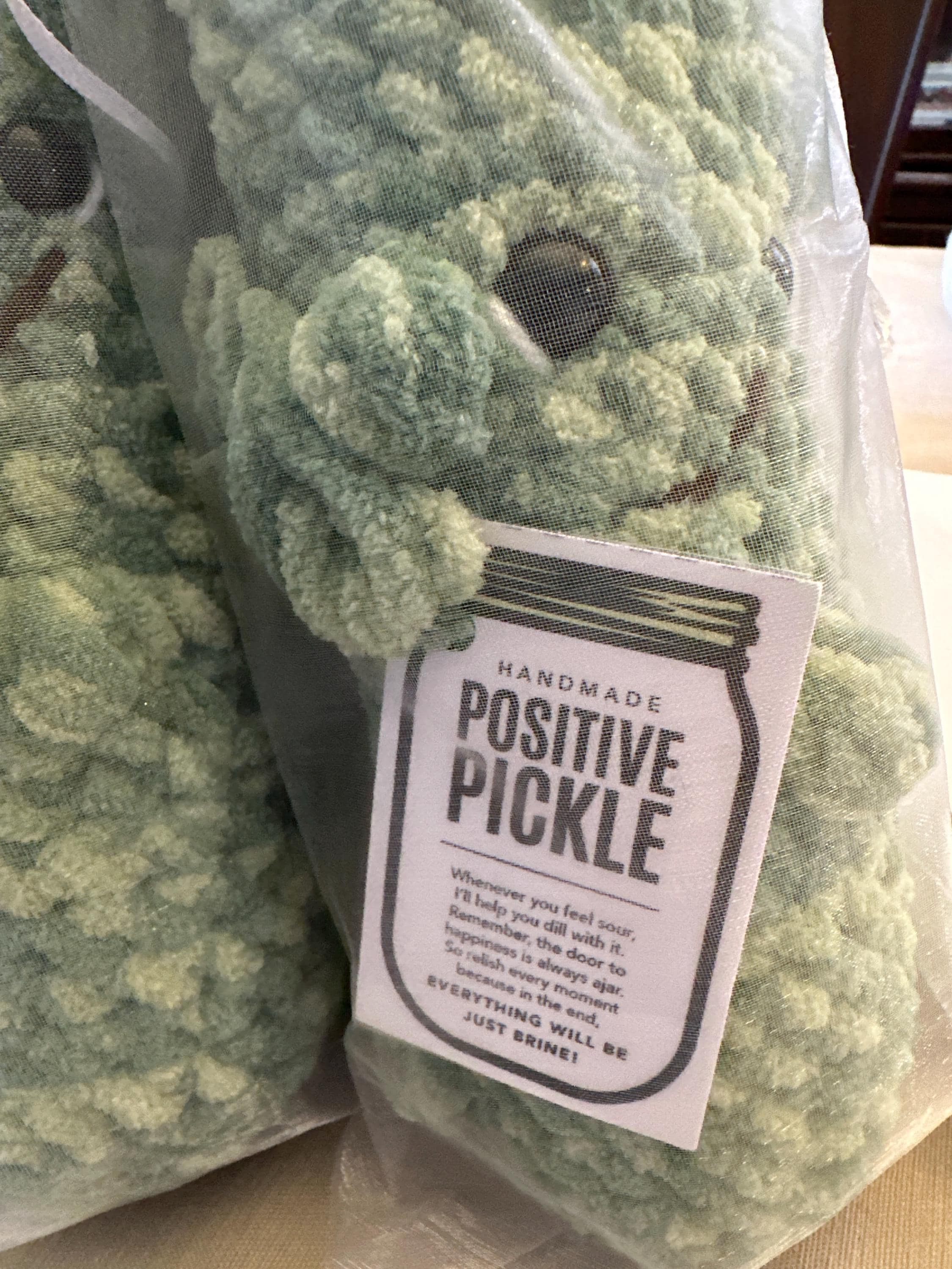 PRINTABLE Positive Pickle tags - Digital PDF - BONUS Crochet Pattern ...