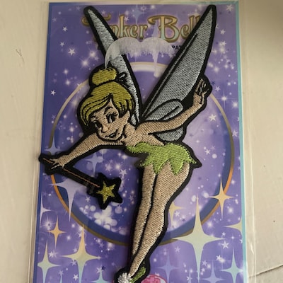 Tinkerbell Fairy Iron on Patch, Peter Pan Never Land Patches - Etsy