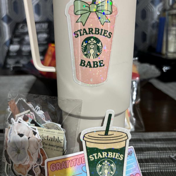 Starbies Green Babe Sticker - Etsy