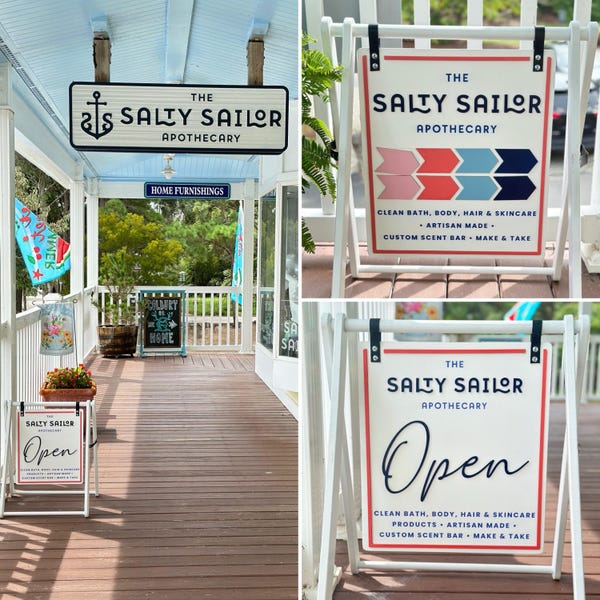 Market Sign, Consignment Booth Sign, Farmers Market Sign, Vendor Sign ...