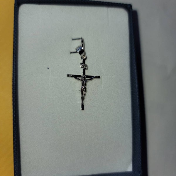 Real Solid 10k Gold INRI Crucifix Pendant - Religious Cross Pendant - Etsy