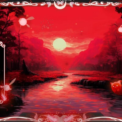 Goth Twitch Overlay Animated Witch Skull Screens Cozy Perfect for Your ...