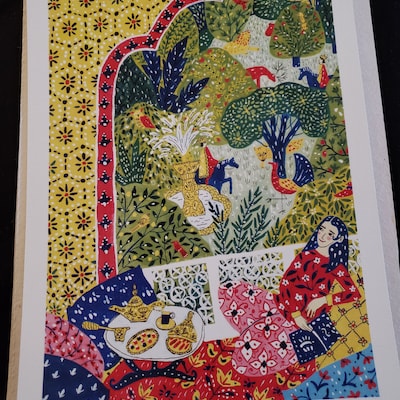 DIGITAL Little Village Map Art Print, Farm Wall Decor for Kids, Nursery ...