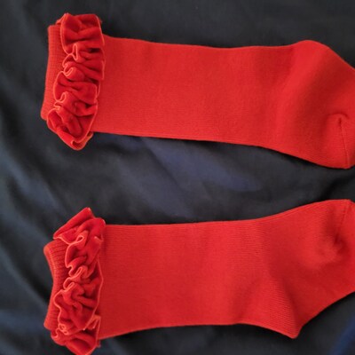 Rose Pink Socks With Bows, Pink Socks, Baby Pink Socks, Pink Knee High ...