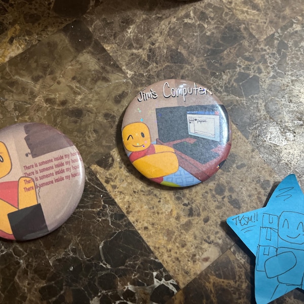 Jim's Computer Buttons ! | ROBLOX - Etsy