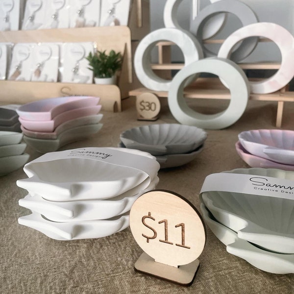 Acrylic Price Tags - Business Stands - Market Stall Price Stand - Etsy
