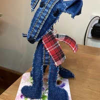 Denim Bear Sewing Pattern PDF Easy Hand Sew From Scraps - Etsy Canada