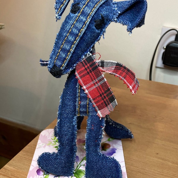 UPCYCLED DENIM CAT Pdf Digital File Tutorial Make a Cute Kitten Home ...