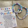 Back to School Bracelet Set Mommy and Me Bracelets First Day of School ...
