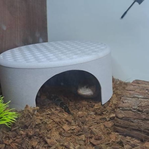Bearded Dragon Hide, Huge Circular Hide for Reptile, Vivarium Climbing ...