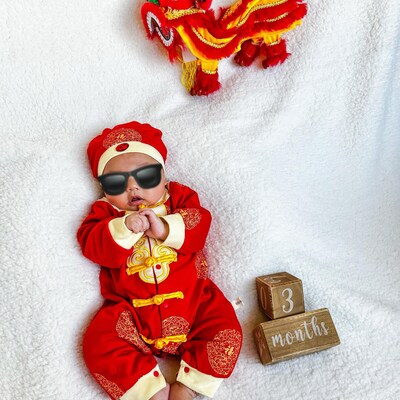 Modern Baby Qipao Romper Chinese Dress, Infant Girls Toddler Cheongsam ...