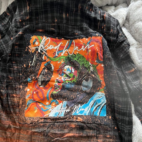 CUSTOM ORDER - Create Your Own Flannel Rework - Upcycled Flannel and T ...