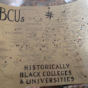 Hbcus Map - Etsy