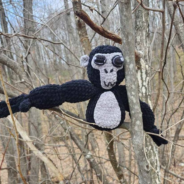 Crocheted Gorilla Tag Pattern - Etsy