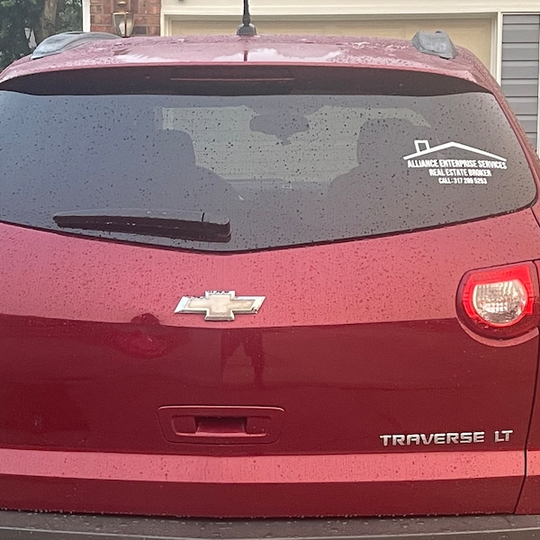 Realtor Car Decal, Real Estate Marketing Decal, New Realtor Gift ...