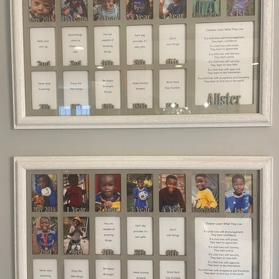 First Years Kids Picture Frame Newborn Birth to 4 Years 5x14 - Etsy