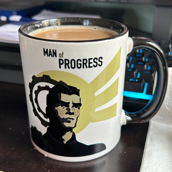 Arcane Jayce "man of Progress" Ceramic Mug - League of Legends Coffee ...