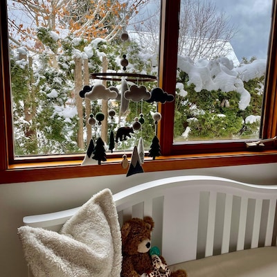 Felt Bumble Bee Mobile Beehive & Bee Nursery Decor Handmade Mobile ...