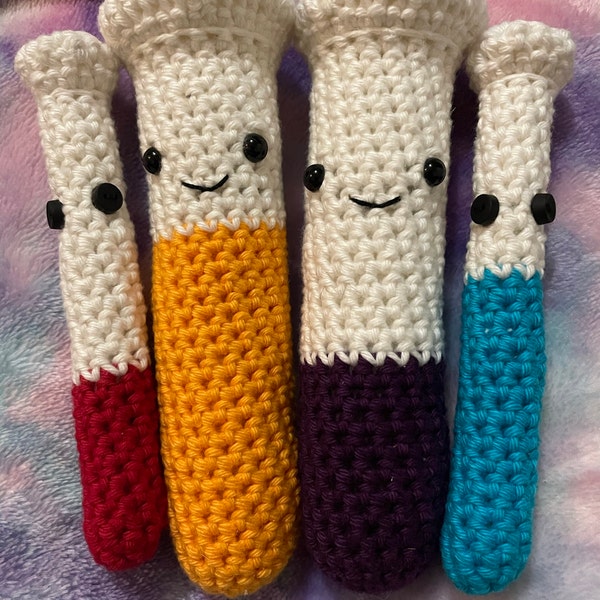 Test Tubes Crochet PATTERN ONLY Pdf DOWNLOAD! Amigurumi Crochet ...