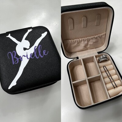 Personalized Dance Jewelry/hair Accessories Organizer Dance Recital ...