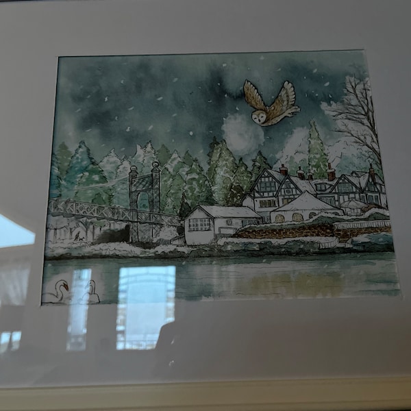 A4 Fine Art Print Shrewsbury Library Signed - Etsy