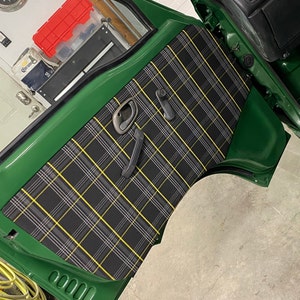 Quilted Vinyl Faux Leather Car Upholstery Fabric 2x2 5x5cm Diamond ...