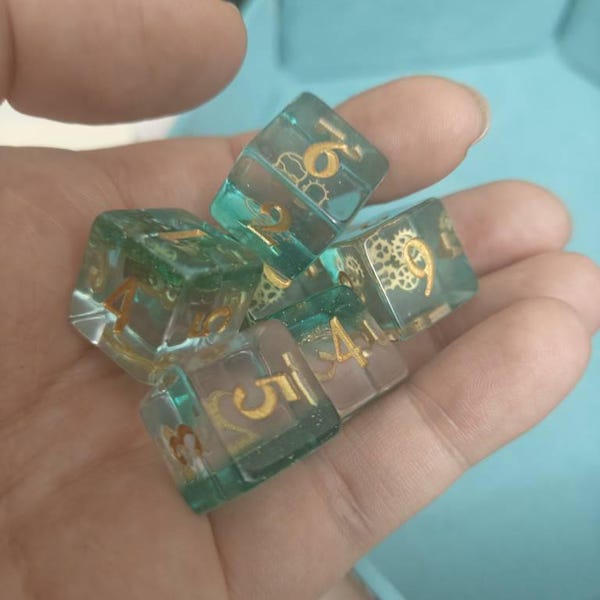 Shepherd's Luck Dice Set - Sheep-themed, Perfect for Dungeons & Dragons ...