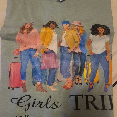 Girls Trip Airport Shirt, Girl Vacation Shirt, Girl Trip Tshirt, Girls ...