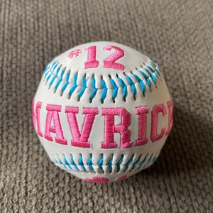 Custom Embroidered Baseballs - Etsy