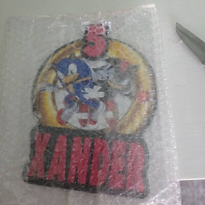 Shadow the Hedgehog Cake Topper - Etsy