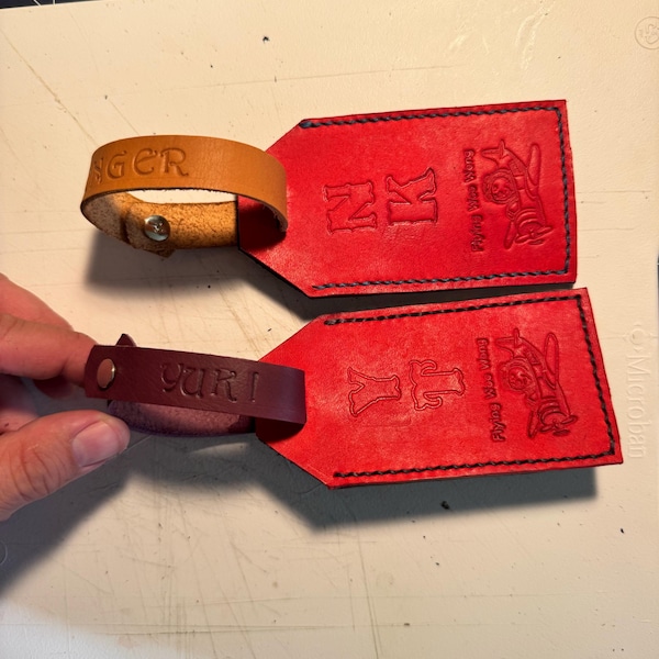 Custom Leather Stamp With Large Handle Embosser Brass Stamp Logo Seal ...