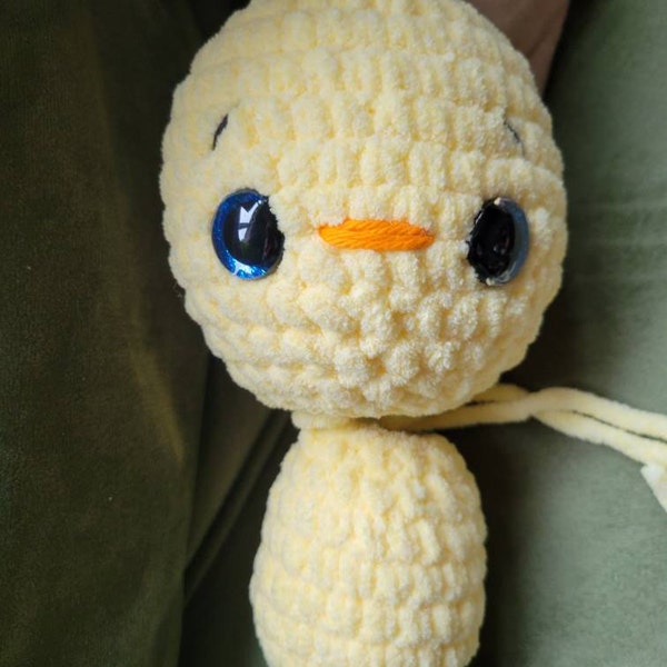 PATTERN: Plush Chirp the Chick Pattern - Amigurumi Chunky Chick Pattern ...