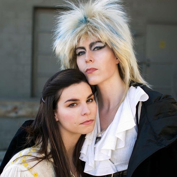 Jareth Labyrinth Goblin King Blonde Bowie Wig - Etsy