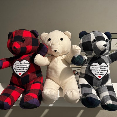 Memory Bear, Bear Made From Clothing - Etsy