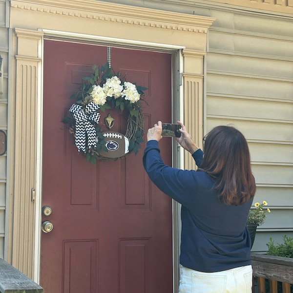 Penn State Decor, Nittany Lions Wreath, Penn State Nittany Lions, Penn ...