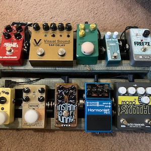 Large 2 Tier Guitar Pedalboard - Etsy
