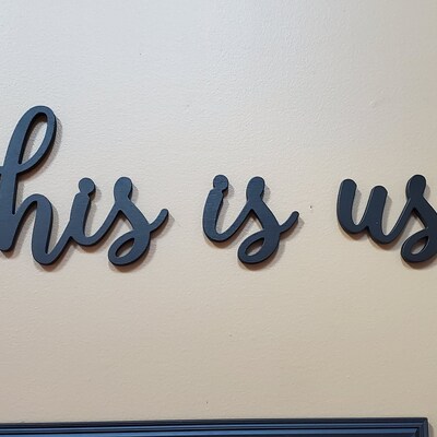 This is Us Sign, This is Us Wall Decor, Dining Room Decor, This is Us ...
