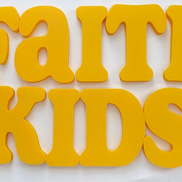 Totally Custom 3D Outdoor Sign Letters. 1 Inch Thick, Any Font, Size or ...