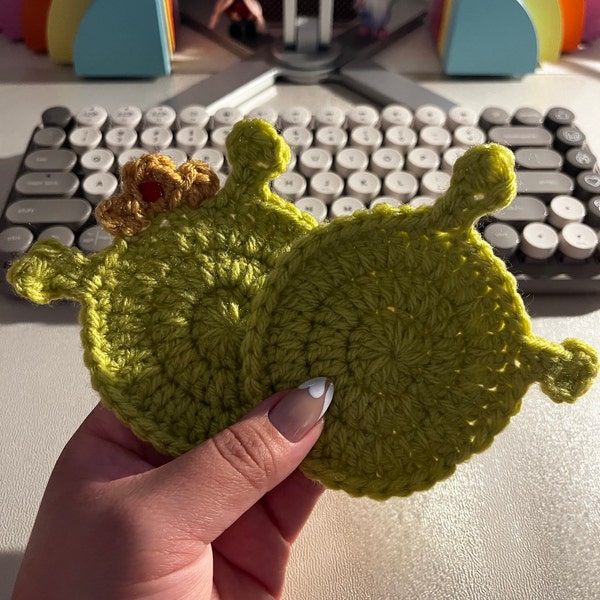 Crochet Shrek Coasters / Shrek Coasters / Shrek - Etsy