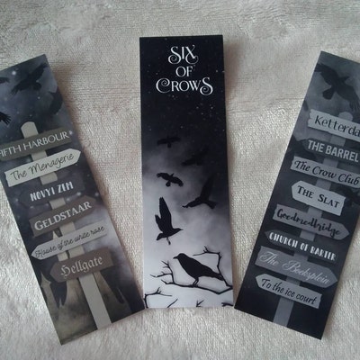 05. Six of Crows Inspired Bookmarks Options Available - Etsy